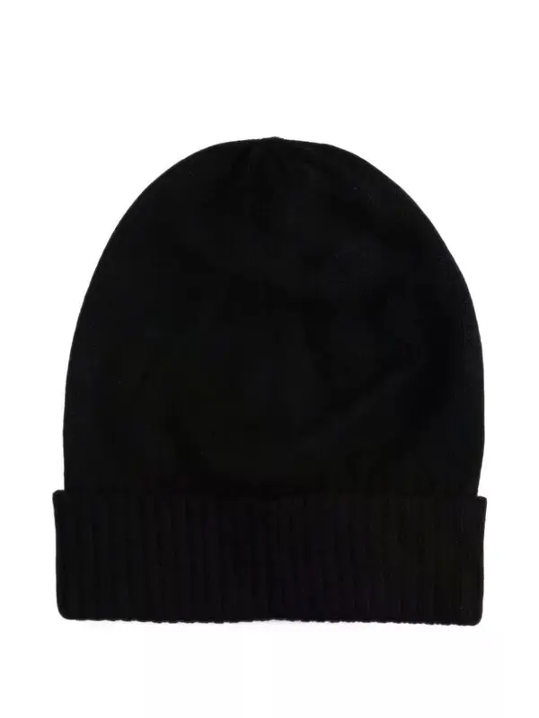 Yohji Yamamoto Ribbed-knit Beanie Hat