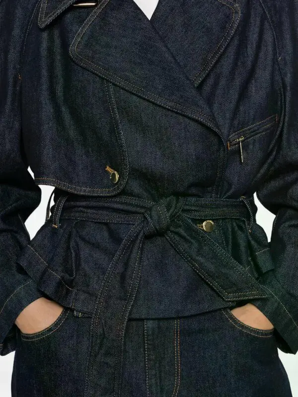 Emporio Armani Belted Denim Jacket