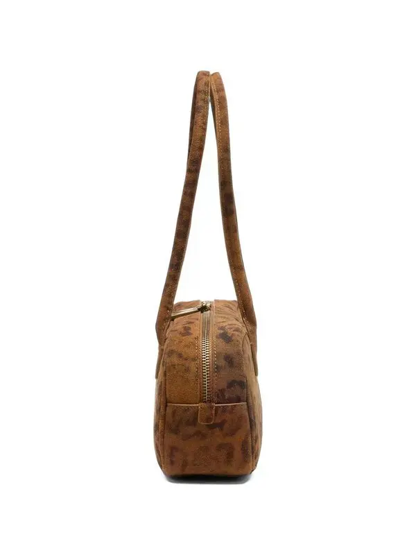 Ash Leopard-print Leather Tote Bag