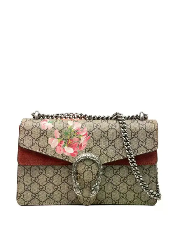 Gucci 2016-2026 Medium Gg Supreme Blooms Dionysus Shoulder Bag