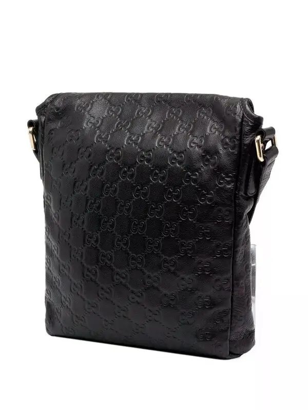 Gucci 2000-2015 Guccissima Crossbody Bag - Black
