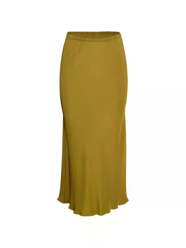PETER COHEN Bias-cut Silk Skirt