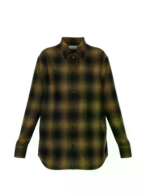 Balenciaga Check-pattern Shirt