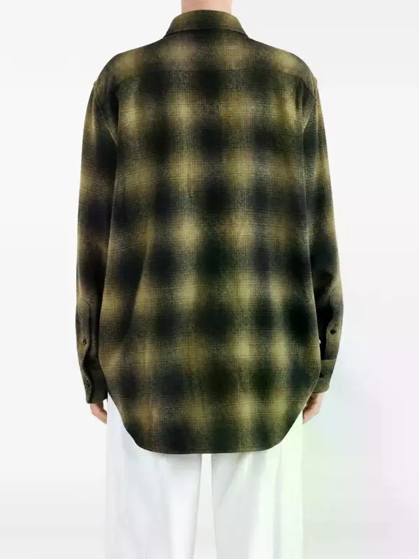 Balenciaga Check-pattern Button-down Shirt