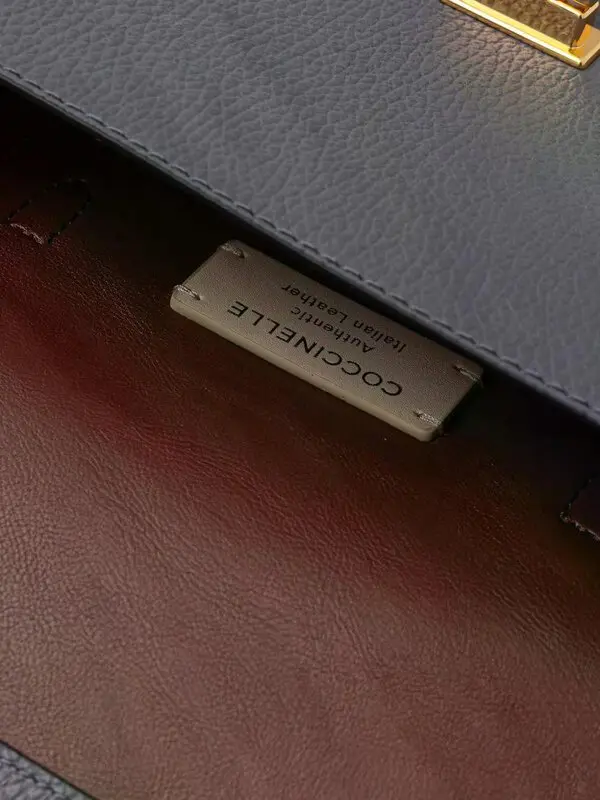 COCCINELLE Small Arlettis Grained Leather Shoulder Bag