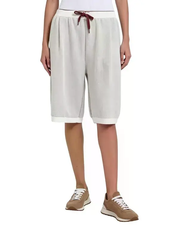 Brunello Cucinelli Drawstring Knitted Shorts