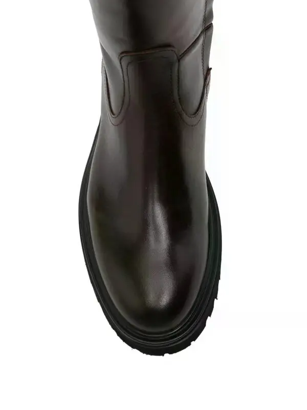 GUGLIELMO ROTTA Buckle-detail Ridged-sole Boots