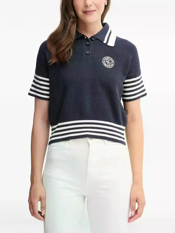 BENETTON Logo-embroidered Sweater - Blue
