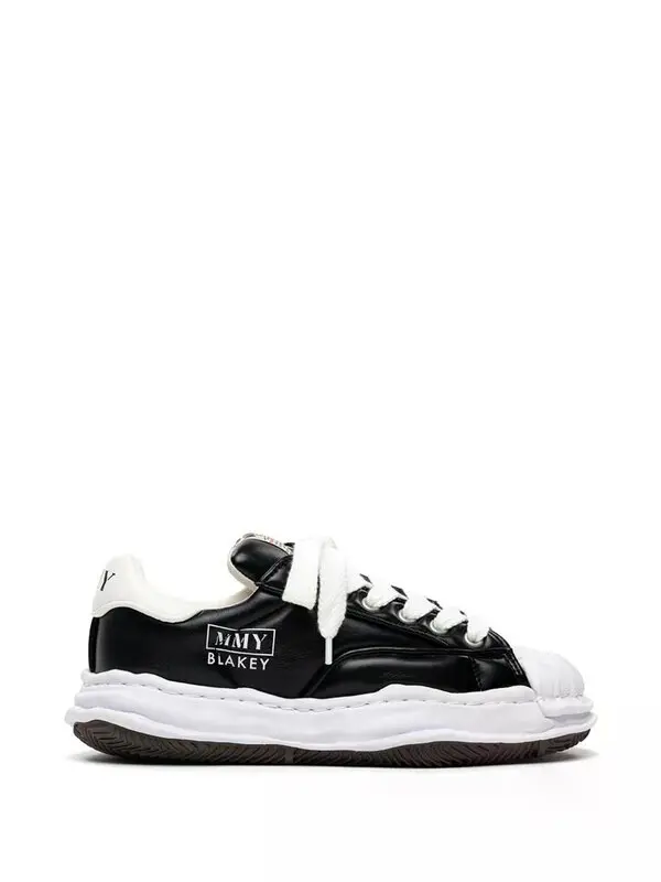 Mihara Yasuhiro Blakey Og Sole Padded Pu Low-top Sneakers - Black