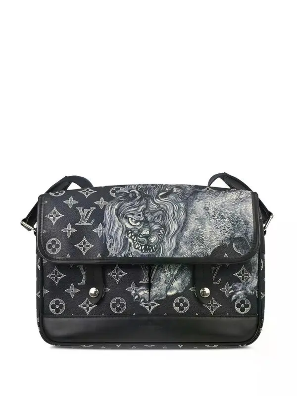 LOUIS VUITTON X Chapman Brothers 2017 Pm Savannah Shoulder Bag - Blue
