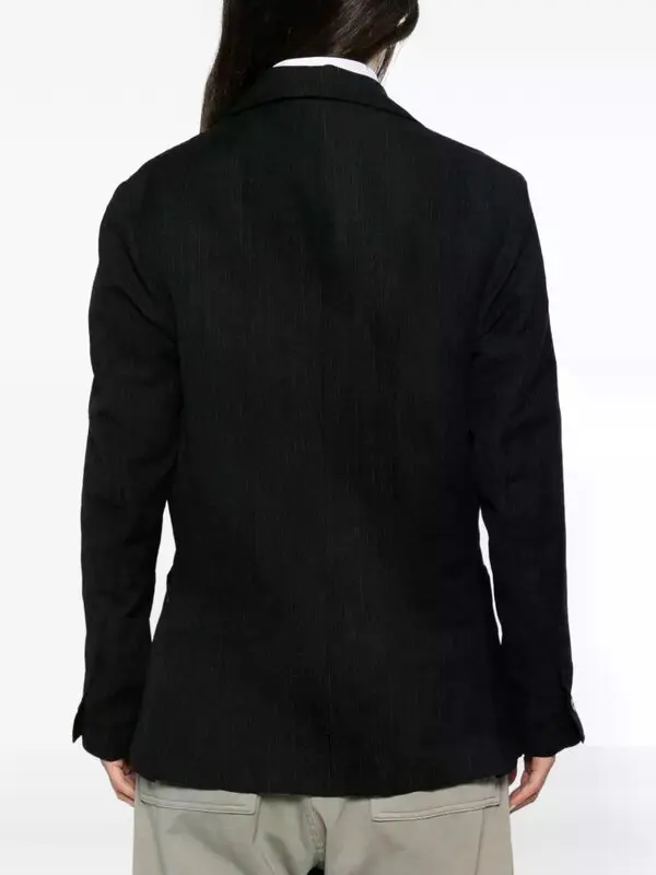 MA+ Single-breasted Textured Jacket