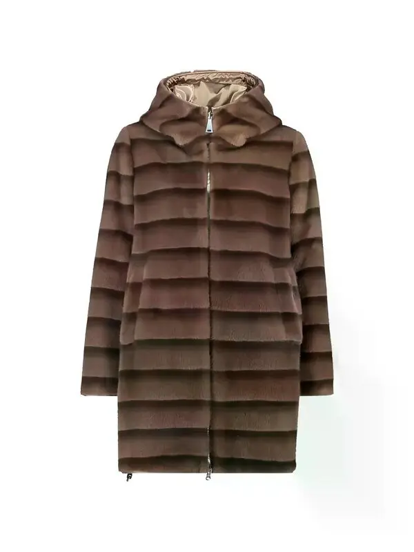 BETTY BARCLAY Reversible Faux-fur Coat