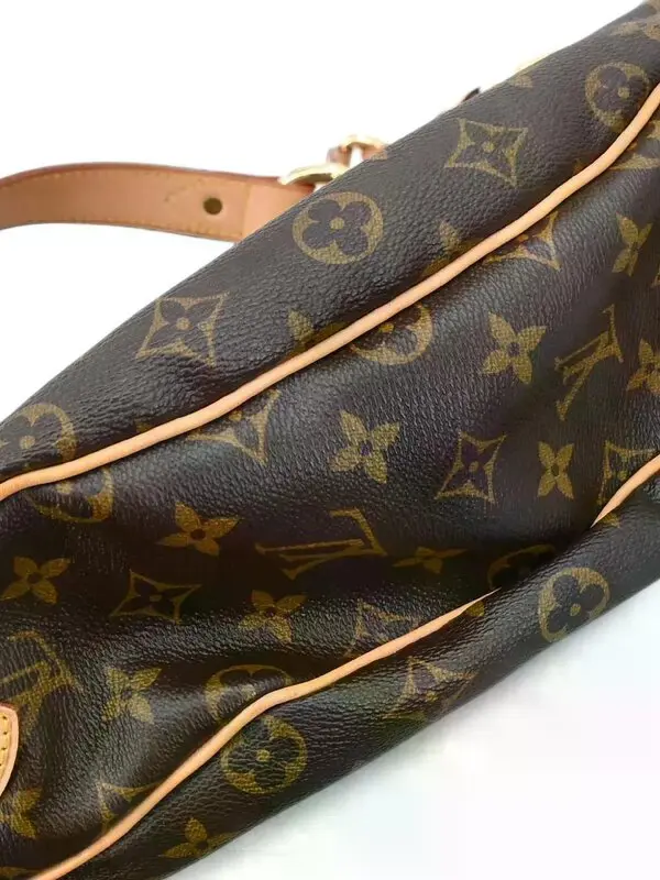 LOUIS VUITTON Monogram Tulum Gm Leather-trim Shoulder Bag