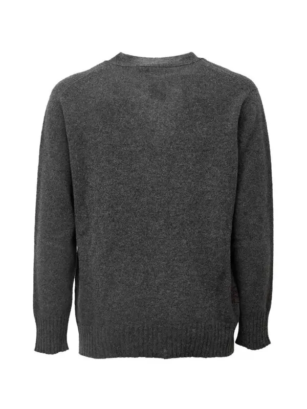 AMARANTO V-neck Button-up Cardigan