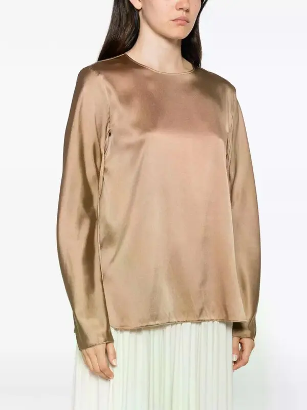 Max Mara Long-sleeve Blouse - Brown