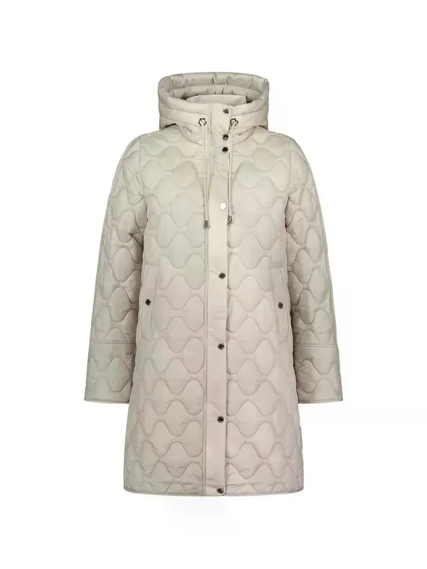 BETTY BARCLAY Quilted Hooded Coat