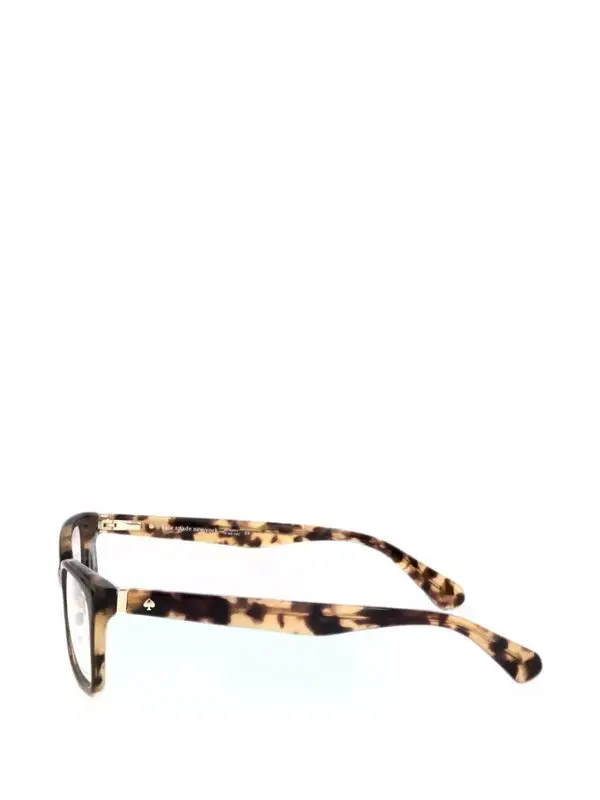Kate Spade New York Tortoiseshell-effect Rectangle-frame Glasses