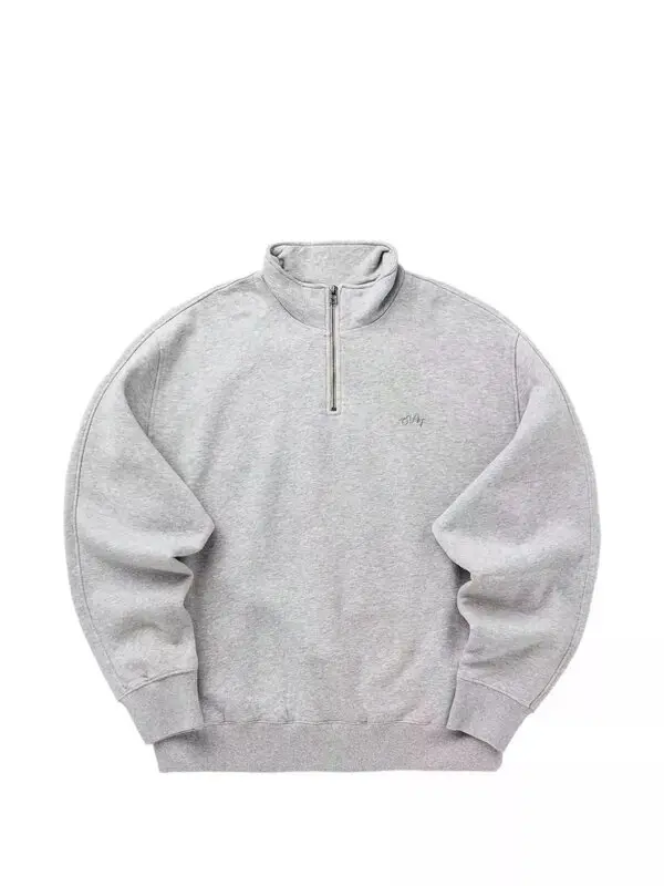 OLAF Quarter-zip Logo-embroidered Sweatshirt