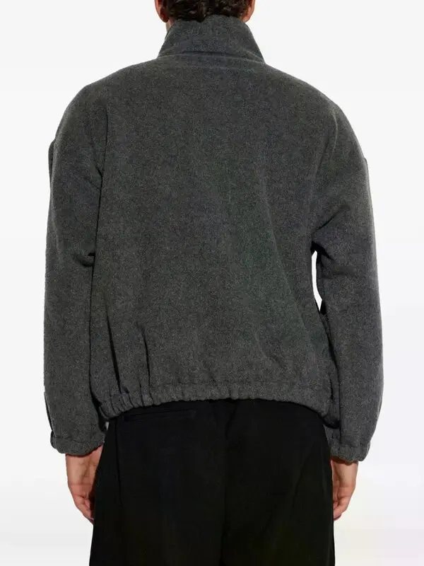SONG FOR THE MUTE Half-zip Chest-pocket Sweater