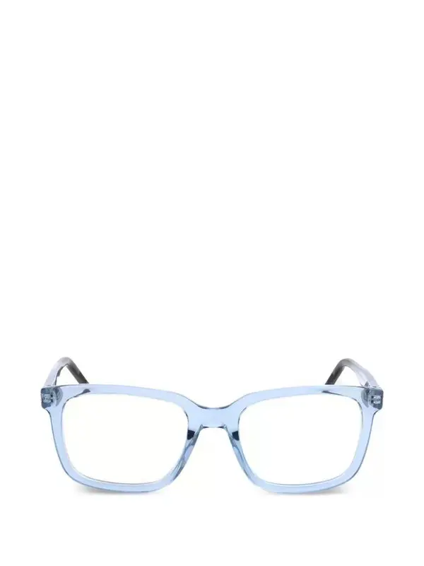 Hugo Square-frame Glasses - Blue