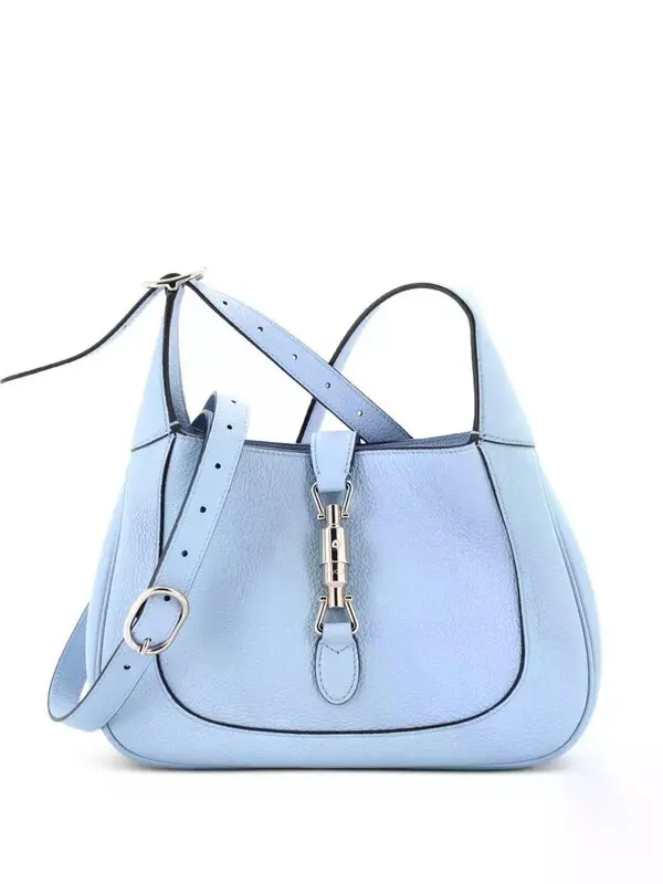 Gucci Jackie 1961 Leather Small Shoulder Bag - Blue