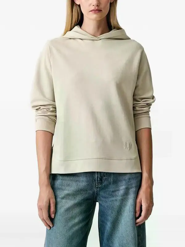 JOOP! Logo-embroidered Side-slit Hoodie