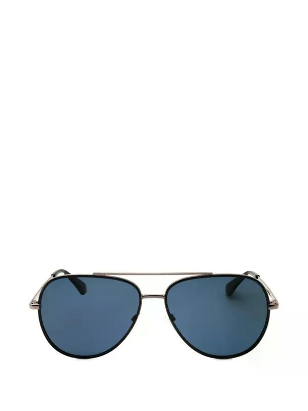 PRIVE REVAUX Earth Pass Pilot-frame Sunglasses - Black