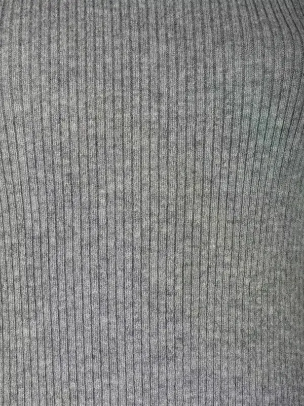Veronica Beard Sid Ribbed Tank Top - Grey