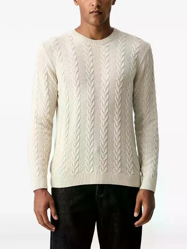 JOOP! Cable-knit Crew-neck Sweater