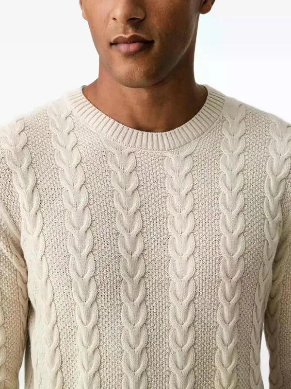 JOOP! Cable-knit Crew-neck Sweater