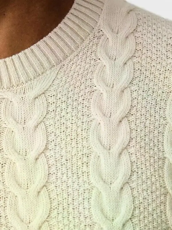 JOOP! Cable-knit Crew-neck Sweater