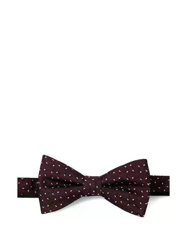 JOOP! Micro-patterned Bow Tie - Red