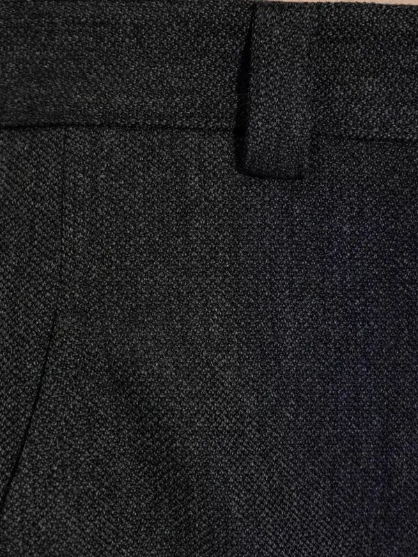 Balenciaga High-waist Barrel Pants In Dark