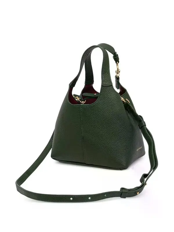 COCCINELLE Small C-easy Leather Tote Bag - Green