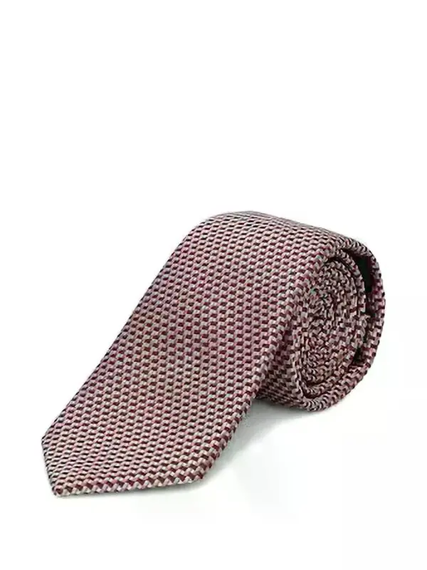 JOOP! Geometric-pattern Tie - Red