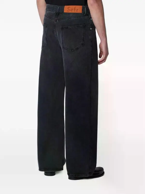 Séfr Relaxed-cut Washed Jeans