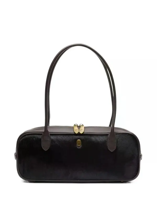 Ash Pony-hair Leather Tote Bag
