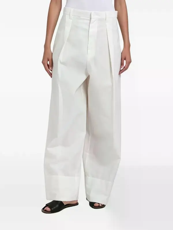 Brunello Cucinelli Pleated Wide-leg Trousers
