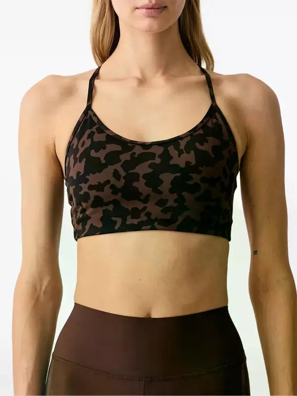 CASALL Sleek Camouflage-print Sports Bra