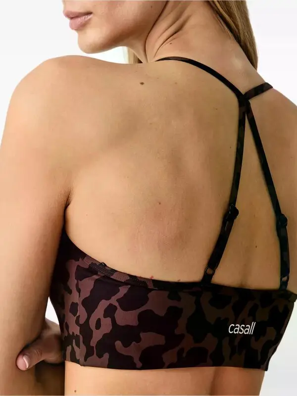 CASALL Sleek Camouflage-print Sports Bra