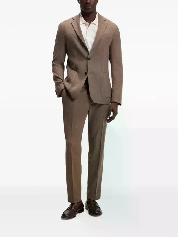 BOSS Drawstring-waist Tapered-leg Trousers