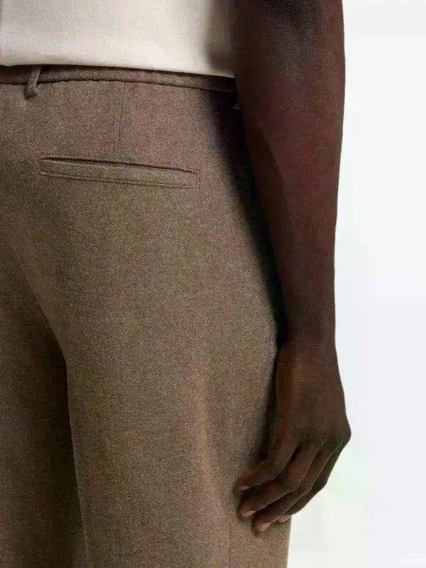 BOSS Drawstring-waist Tapered-leg Trousers