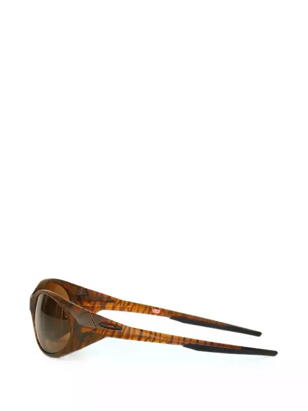 Oakley Tiger-print Oval-frame Sunglasses