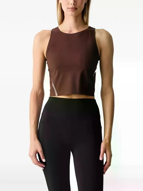 CASALL Logo-print Cropped Top
