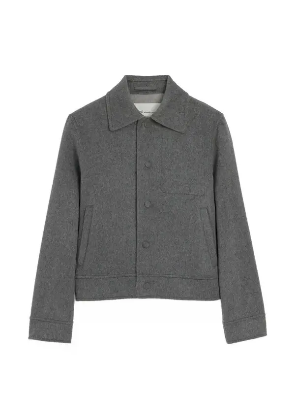 AMI Paris Button-down Wool And Cashmere Jacket