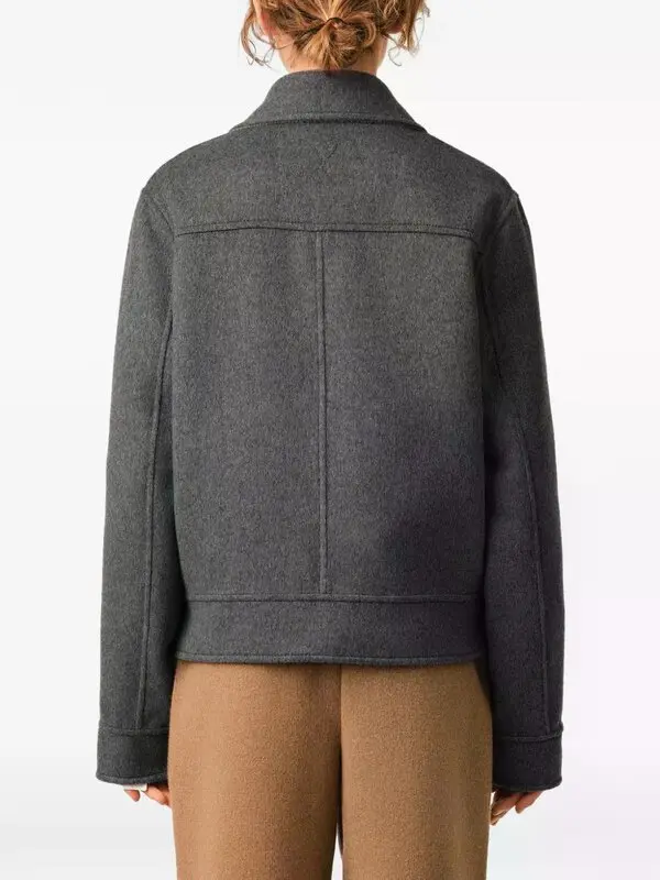 AMI Paris Button-down Wool And Cashmere Jacket