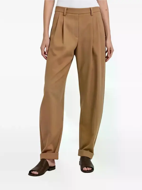 Brunello Cucinelli Pleated Turn-up Trousers