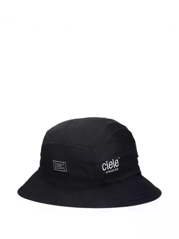 CIELE Dfl Logo-embroidered Bucket Hat - Black