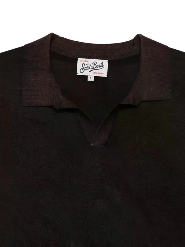 MC2 SAINT BARTH Covent Long-sleeve Polo Sweater