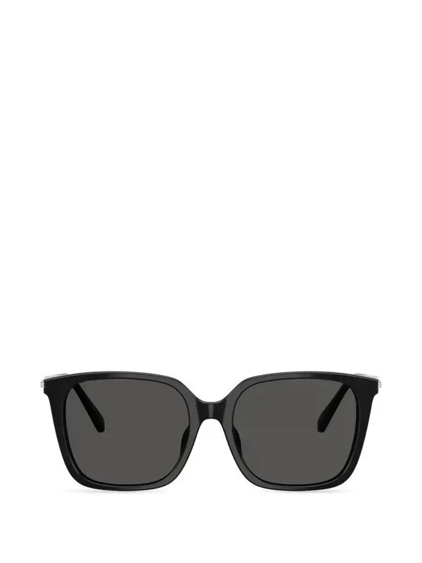 SWAROVSKI Crystal-embellished Square-frame Sunglasses - Black